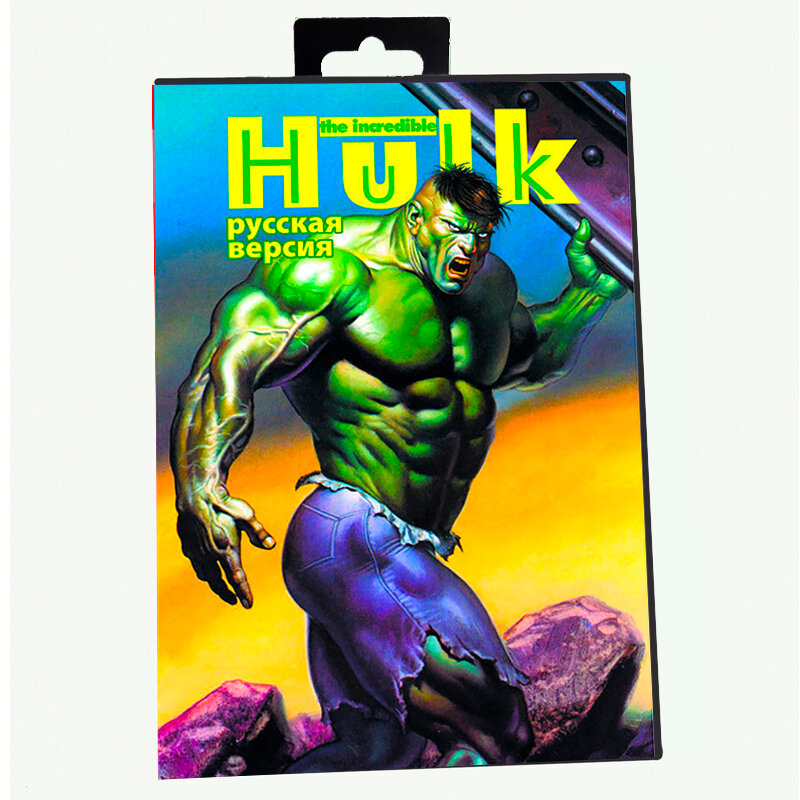 Картридж HULK Для приставки Sega Genesis Sega Mega Drive 16 bit MD