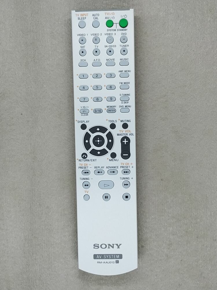Оригинальный Пульт д-у Sony RM-AAU013
