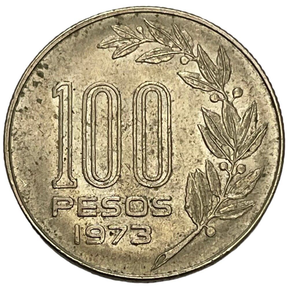 Уругвай 100 песо 1973 г.