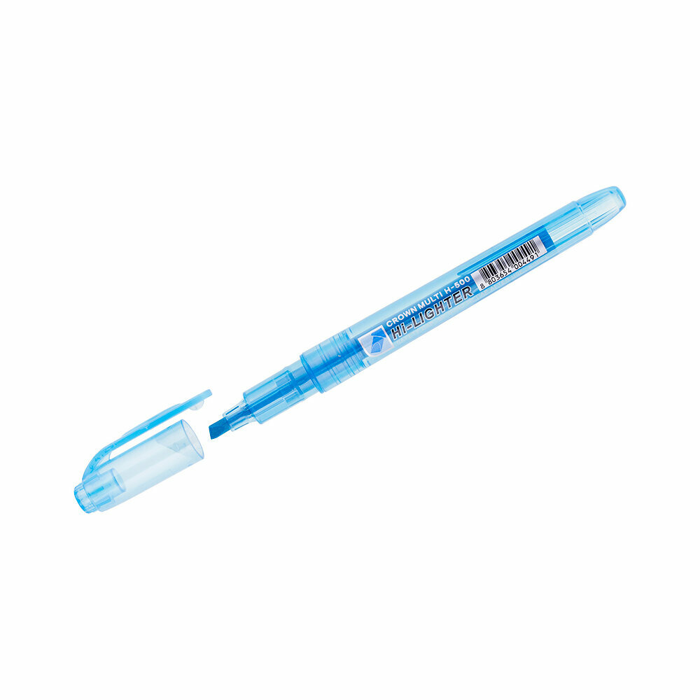 CROWN Multi Hi-Lighter H-500-OM36 4 мм перо скошенное текстовыделитель для конспектирования цвет фиолетовый