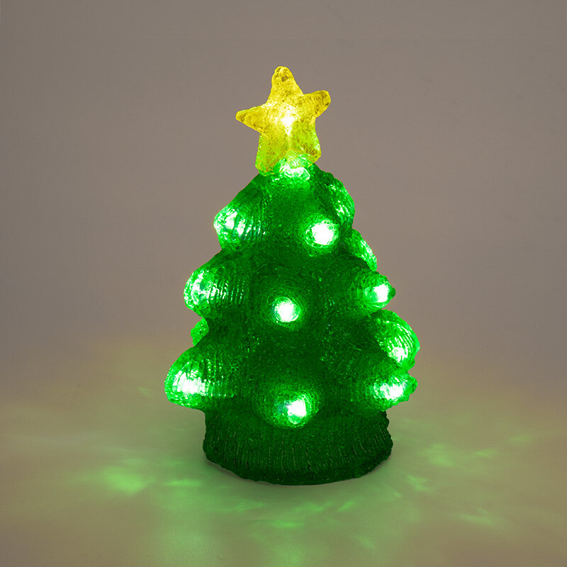 Лампы светодиодные Neon-Night Акриловая светодиодная фигура Елочка 15х15х22 см, 20 светодиодов, батарейки 2хAA (не входят в комплект) NEON-NIGHT