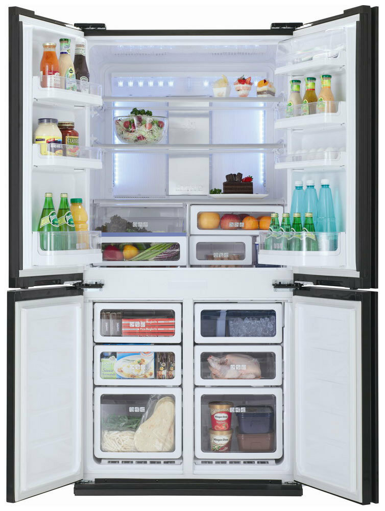 Холодильник side-by-side Sharp SJ-FS97VBK — фото 1
