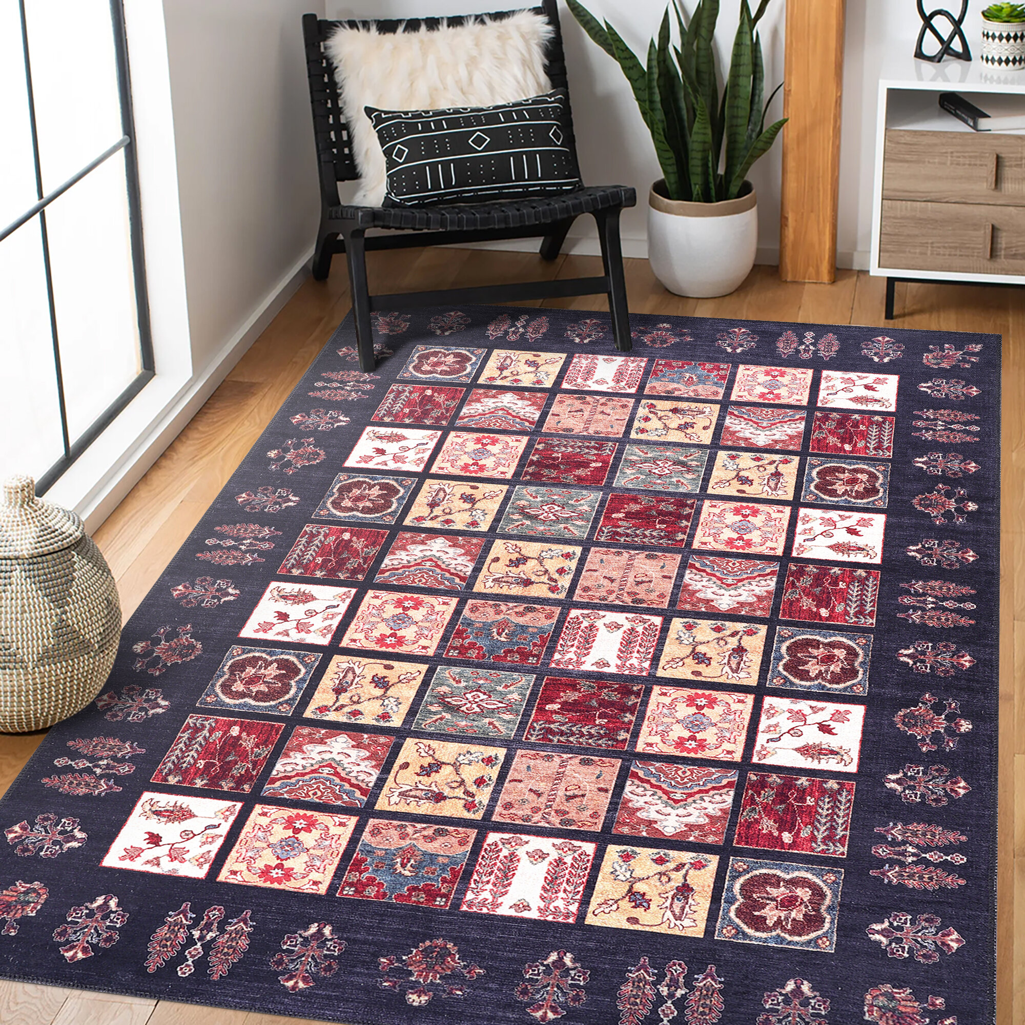 Ковер Diva Home, безворсовый, 160x230 см, прямоугольный, Турция