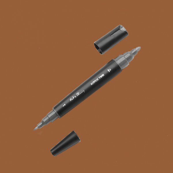 Fat&Skinny FSTA-15 LATTE BROWN маркер акриловый двусторонний