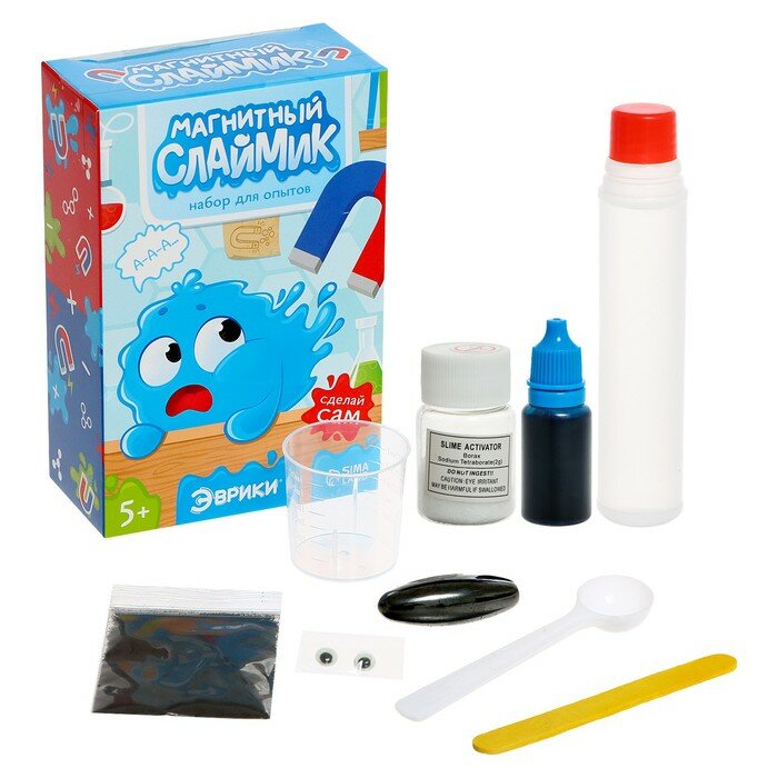 Эврики Набор для опытов "Магнитный слайм"