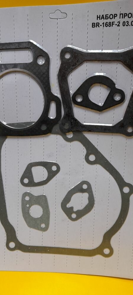 Набор прокладок 168F м/б Lifan, Brait, Champion