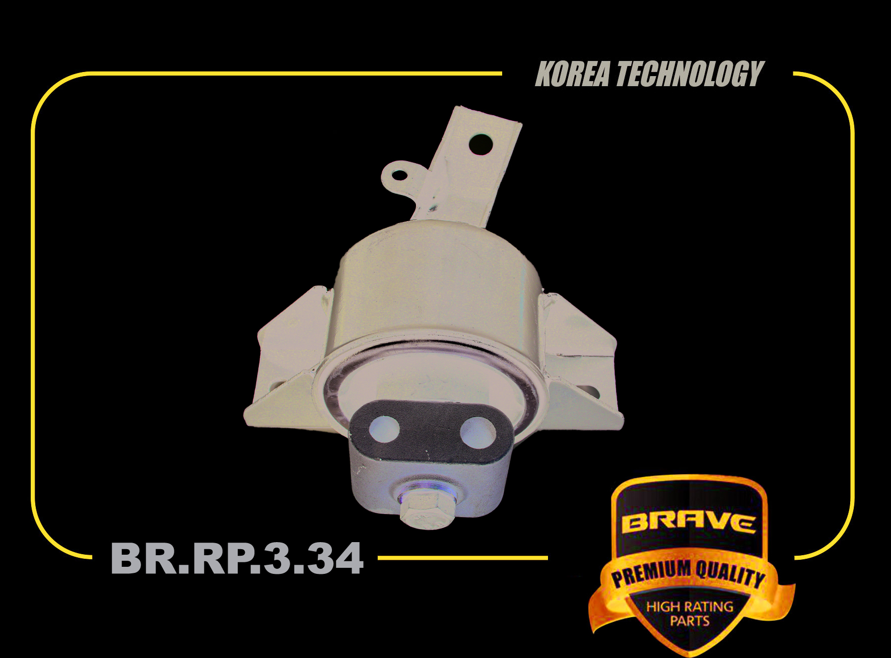 Brave BR. RP.3.34 (BRRP334_BR8) опора двигателя передняя левая 96535499 br. rp.3.34 aveo т200 / 250, Nexia (Нексия) r3