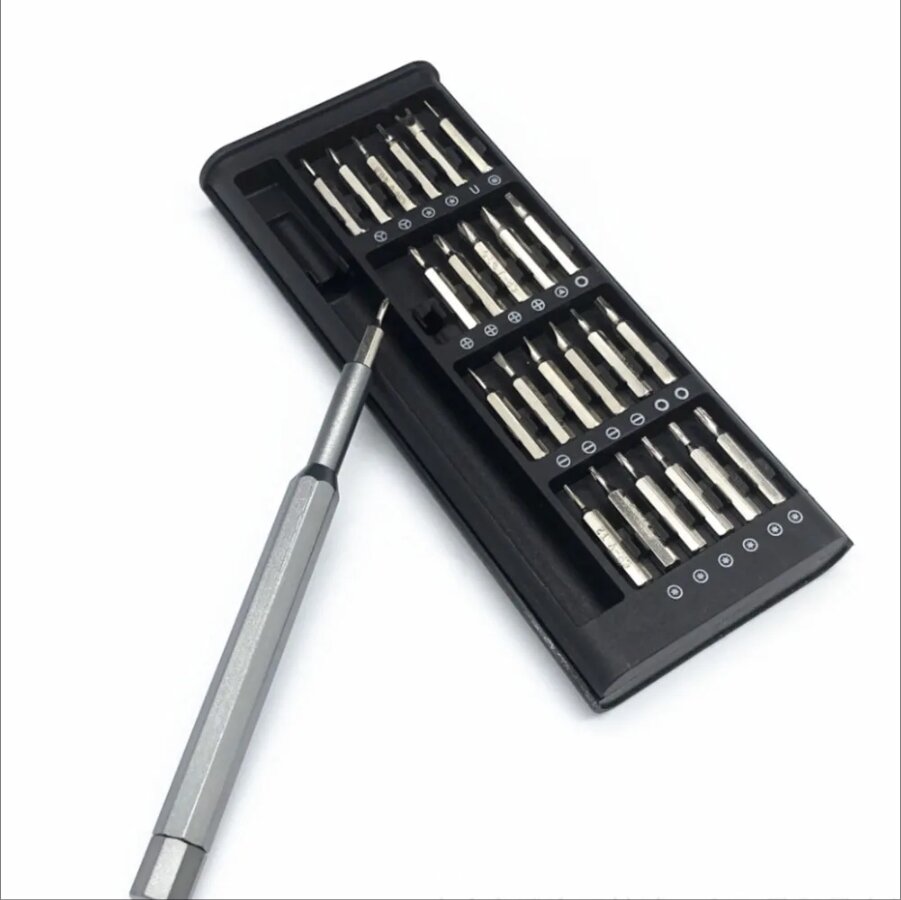 Профессиональный набор отверток для точных работ с магнитными насадками, 24 в 1