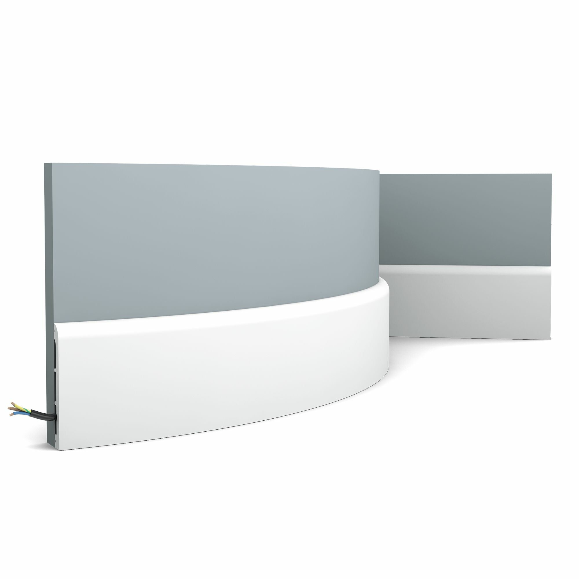 Плинтус гибкий ударопрочный Orac Decor SX184F (110*13*2000мм)