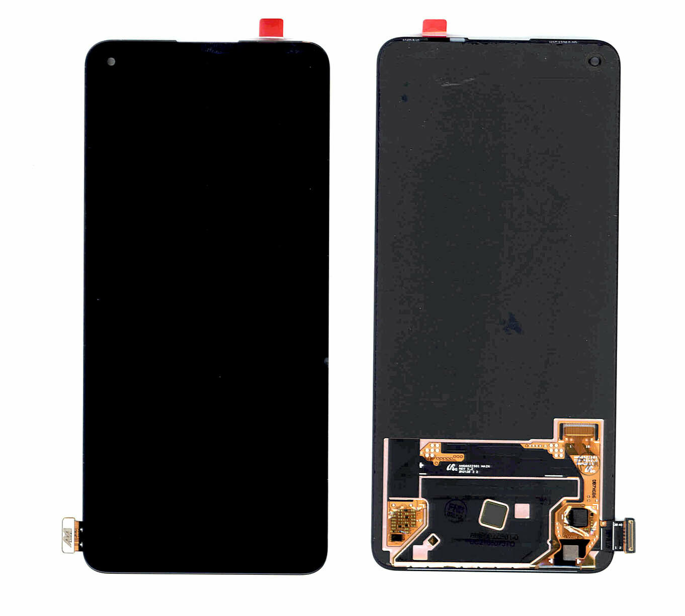 Дисплей для Realme GT Neo 2, OnePlus 9RT в сборе с тачскрином черный