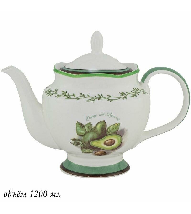 Чайник 1200мл авокадо 1 шт.