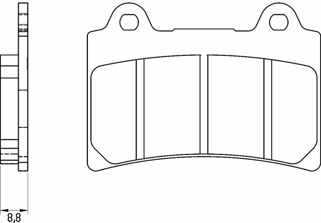 Колодки тормозные Brenta FT 4138