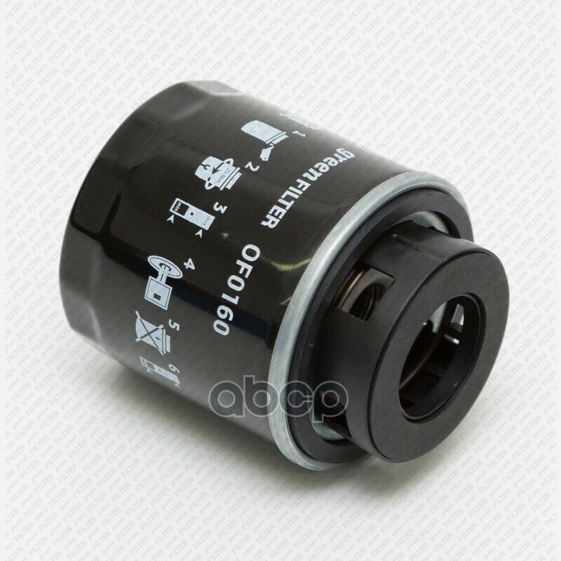 GREEN FILTER OF0160 Фильтр масляный для VW Polo (Sed RUS) 2011-2020