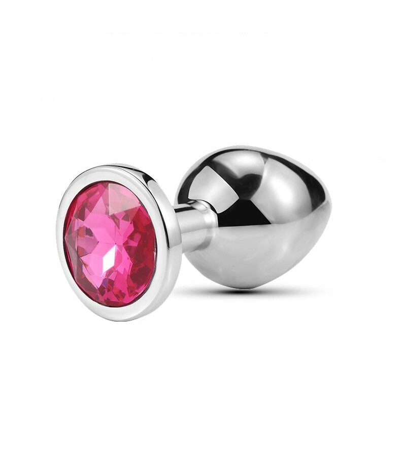 Анальная пробка "Малая" с разноцветными стразами