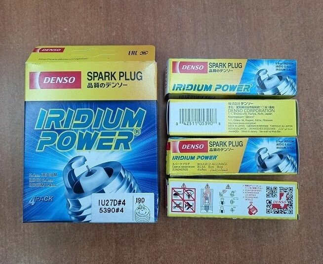 Свеча зажигания DENSO IU27D (аналог NGK CR9EIA-9) иридиевая