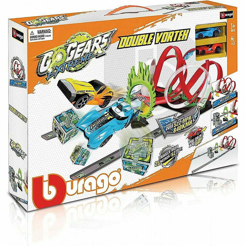 Гоночный трек "Go Gears" экстримальный двойной вихрь