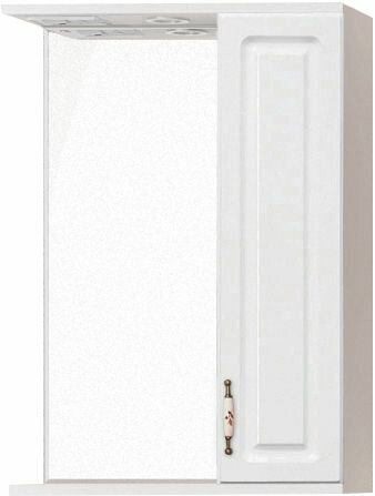Зеркальный шкаф Style Line Олеандр-2 550/С белый