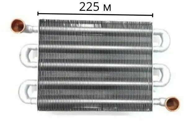 Теплообменник первичный Ariston 24 FF (выпуском с 2008 г.) 65106297