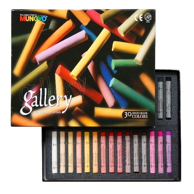 Mungyo Набор сухой пастели extra soft "Gallery", 30 цв.