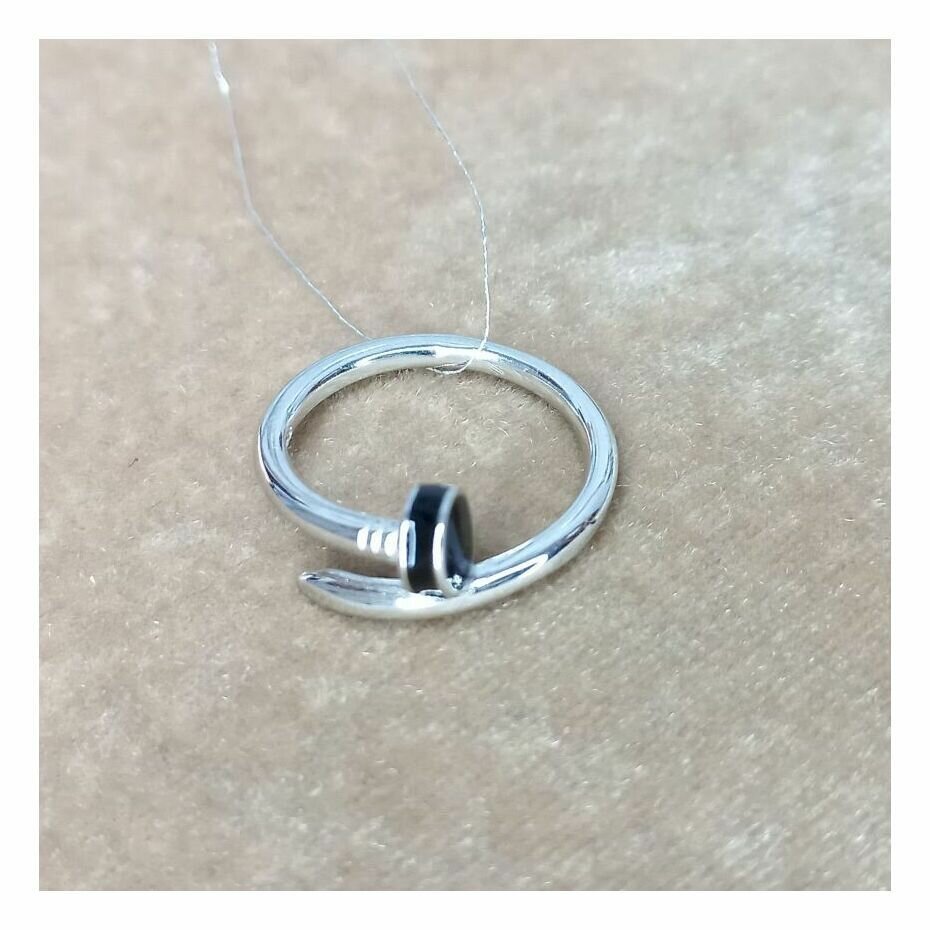 Кольцо, серебро, 925 проба, эмаль