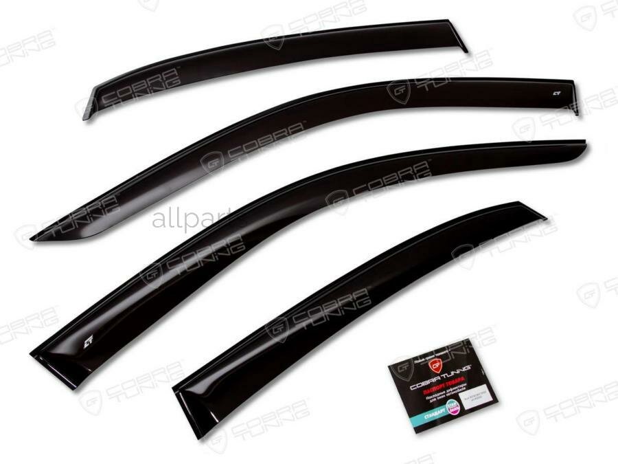 COBRA TUNING A10986 Дефлектора на окна комплект для Audi 80 Sd (B3/B4) 1986-1995 деф. окон CT Cobra tuning A10986