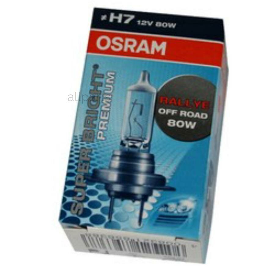 OSRAM 62261SBP Лампа OSRAM галогеновая H7 PX26D 80W