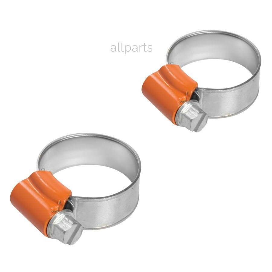 AIRLINE AHC-SK-08 Хомуты 16-25/11,7 мм, W1 (оцинкованный), к-т 2 шт.