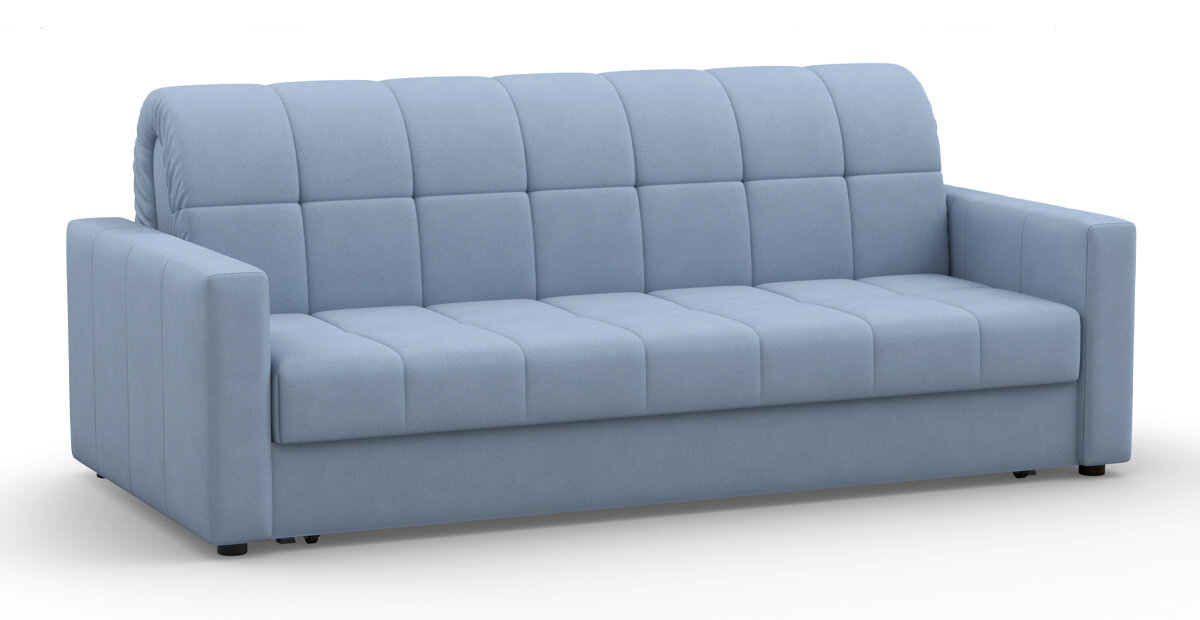 Прямой диван Цвет Диванов Инсбрук NEXT 180 K-2 215 прямой Темно-голубой c механизмом