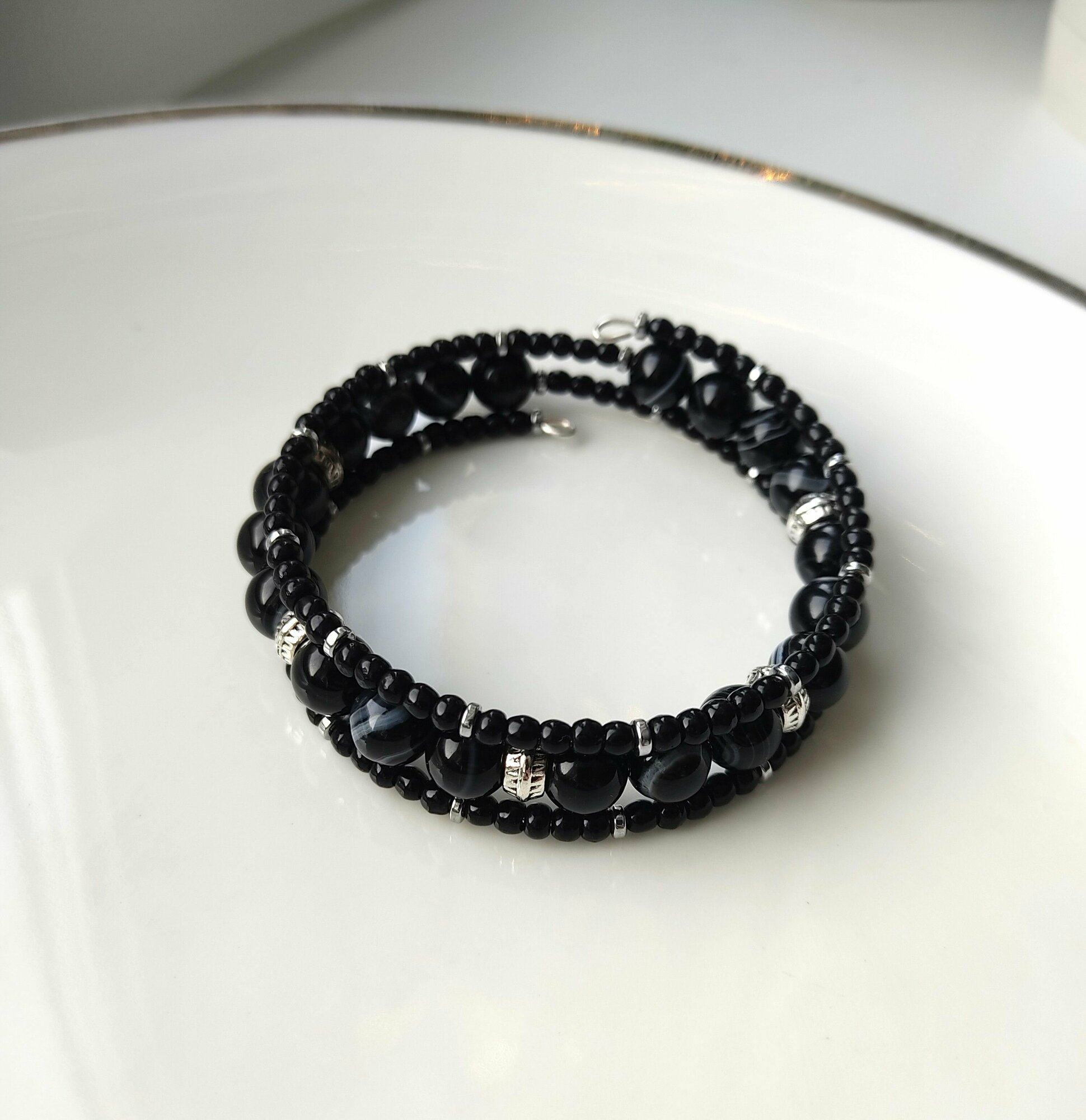 Браслет, агат