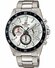 Наручные часы CASIO Edifice, белый, серебряный, черный