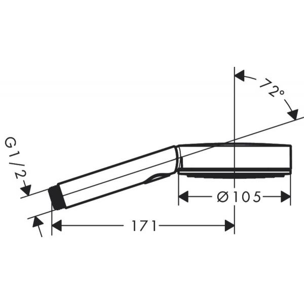 Душевая лейка Hansgrohe Pulsify 24301000