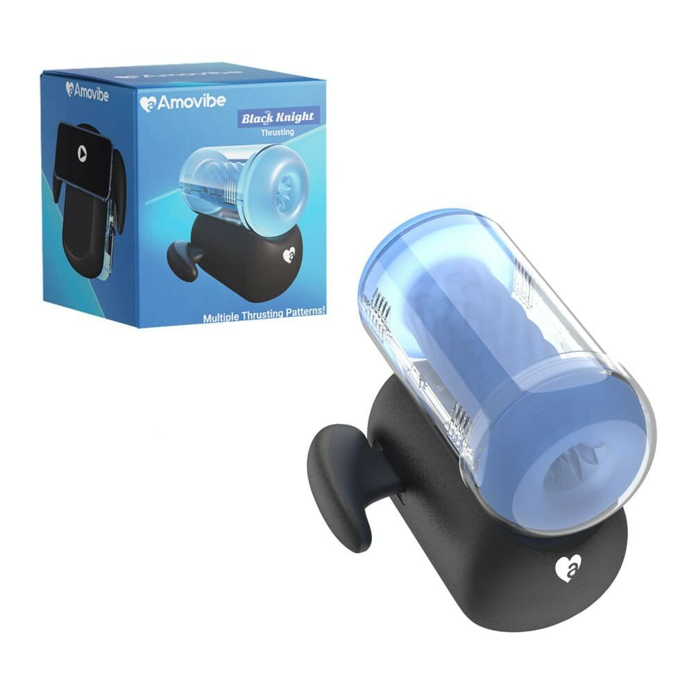 Инновационный мастурбатор «Black Knight Thrusting» с функцией пенетрации