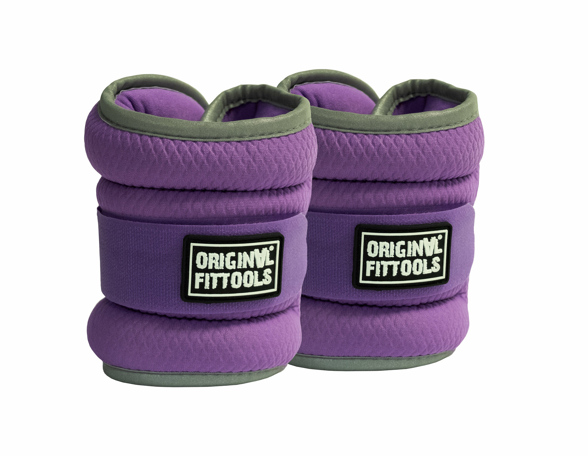 Комплект утяжелителей весом 1 кг (пара) Original FitTools сиреневые