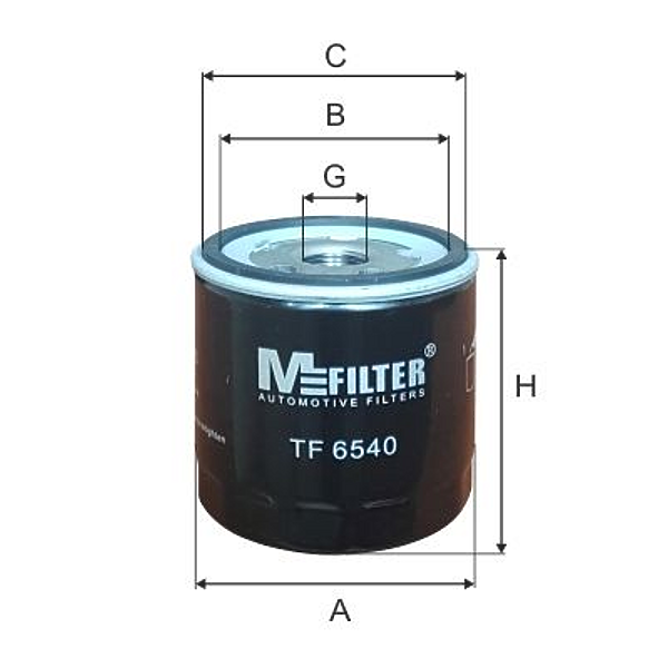 M FILTER TF6540 фильтр масляный
