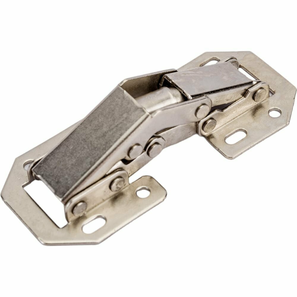 Автоматическая накладная петля с шурупами Amig никель 15-75