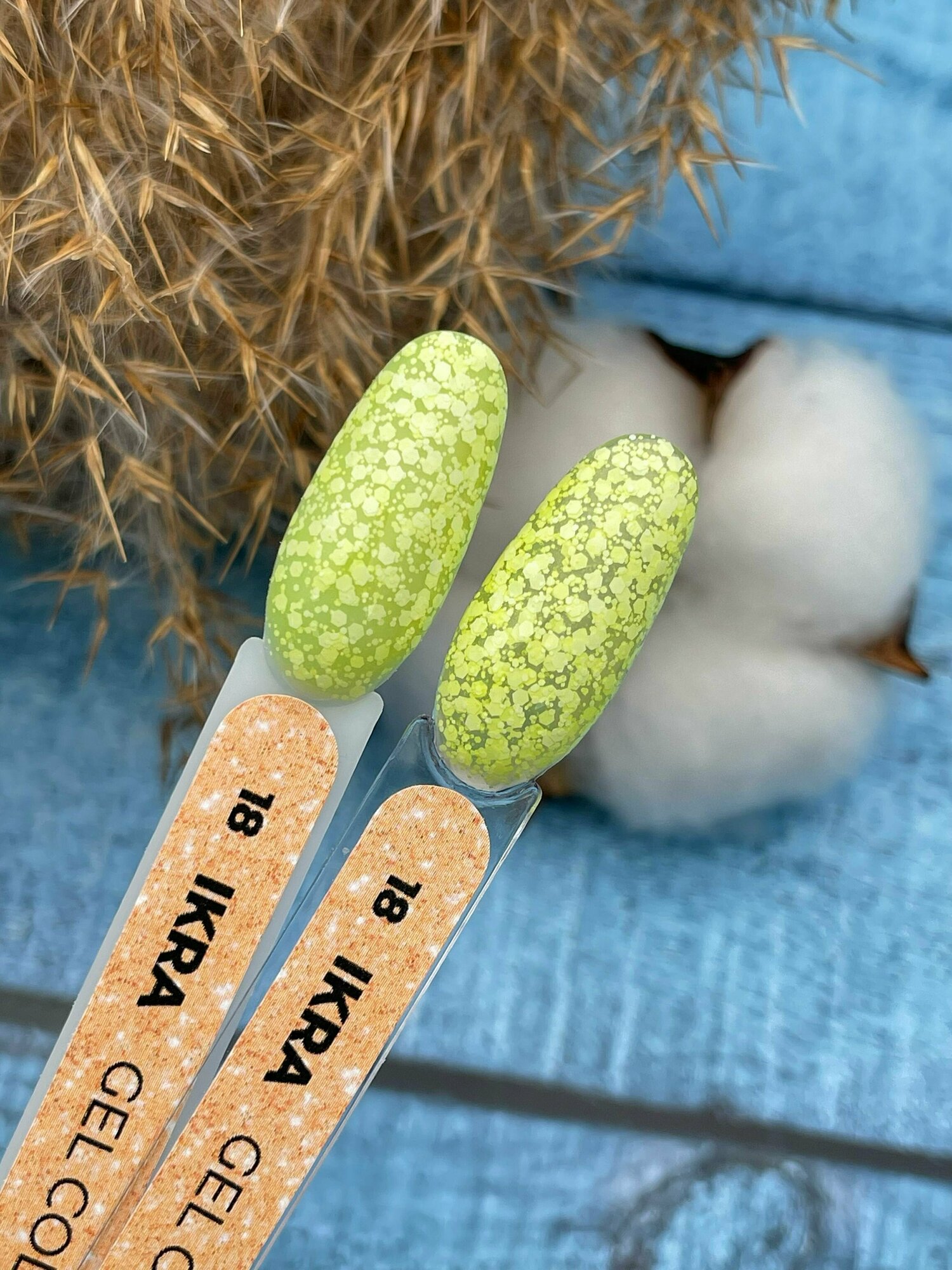 Ikra Gel Color. Гель лак для ногтей для маникюра и педикюра. Оттенок 18.