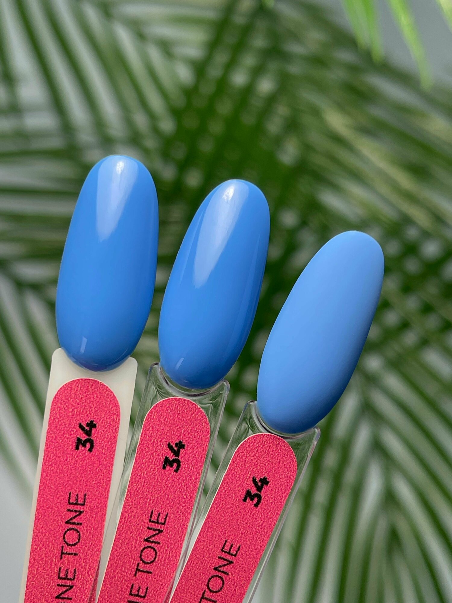 Gel Color One tone. Цветной гель лак для ногтей. Оттенок 34