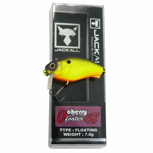 Воблер JACKALL CHERRY ZERO FOOTER 48F 7.6g цвет PURPLE MOHICAN