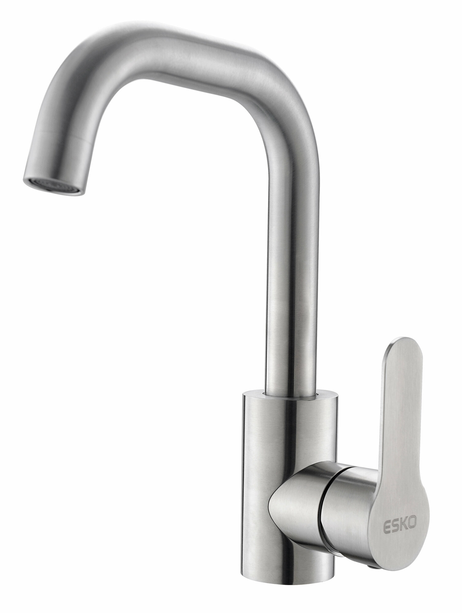Смеситель "Orlando" ESKO для раковины, поворотный, нержавеющая сталь