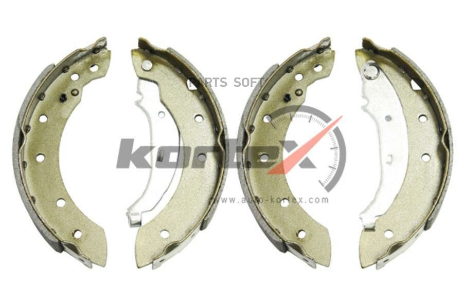 KS027STD KORTEX Колодки торм. бар. RENAULT LOGAN/SANDERO/PEUGEOT 206 (203x38) торм. сист. LUCAS