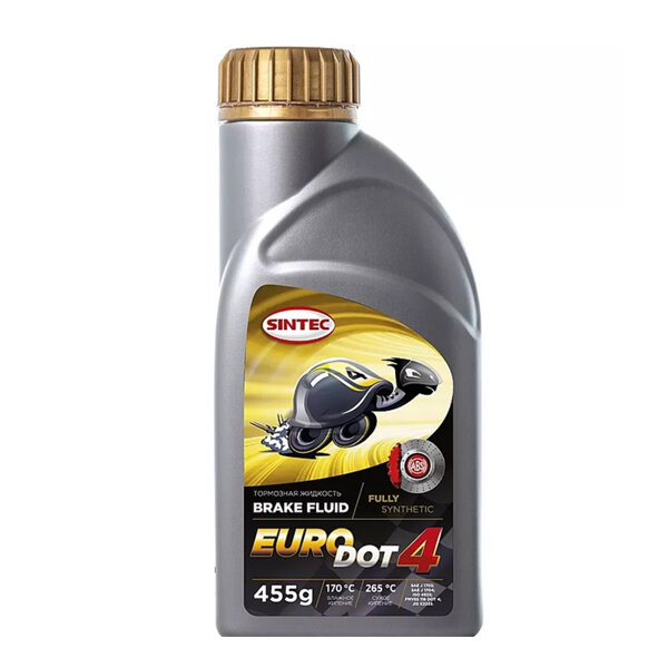 Тормозная жидкость Sintec Euro (Dot-4), 455 г