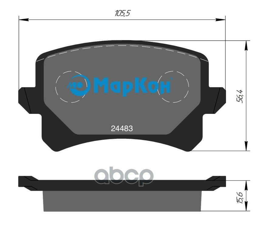 Колодки тормозные МарКон арт. 508100156