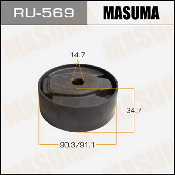 MASUMA RU-569 (4165142130) сайлентблок рычага подвески