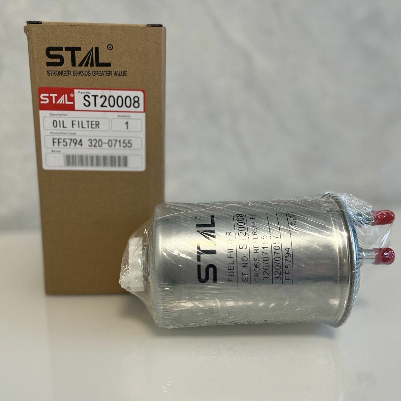 Фильтр топливный STAL ST20008 (P765325 FF5794 320/07394 320/07057 320/07155 BF7965 WK9036)