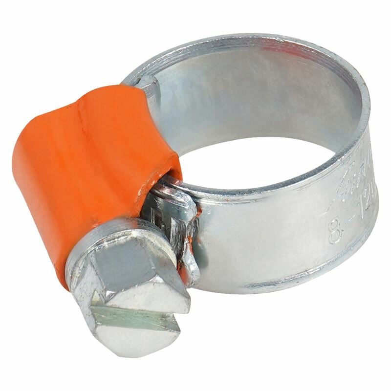 Хомут 8-12/9,7мм, червячный PRO, усиленный, W1(оцинк.) (AHC-S-01) (цена за 1шт.)