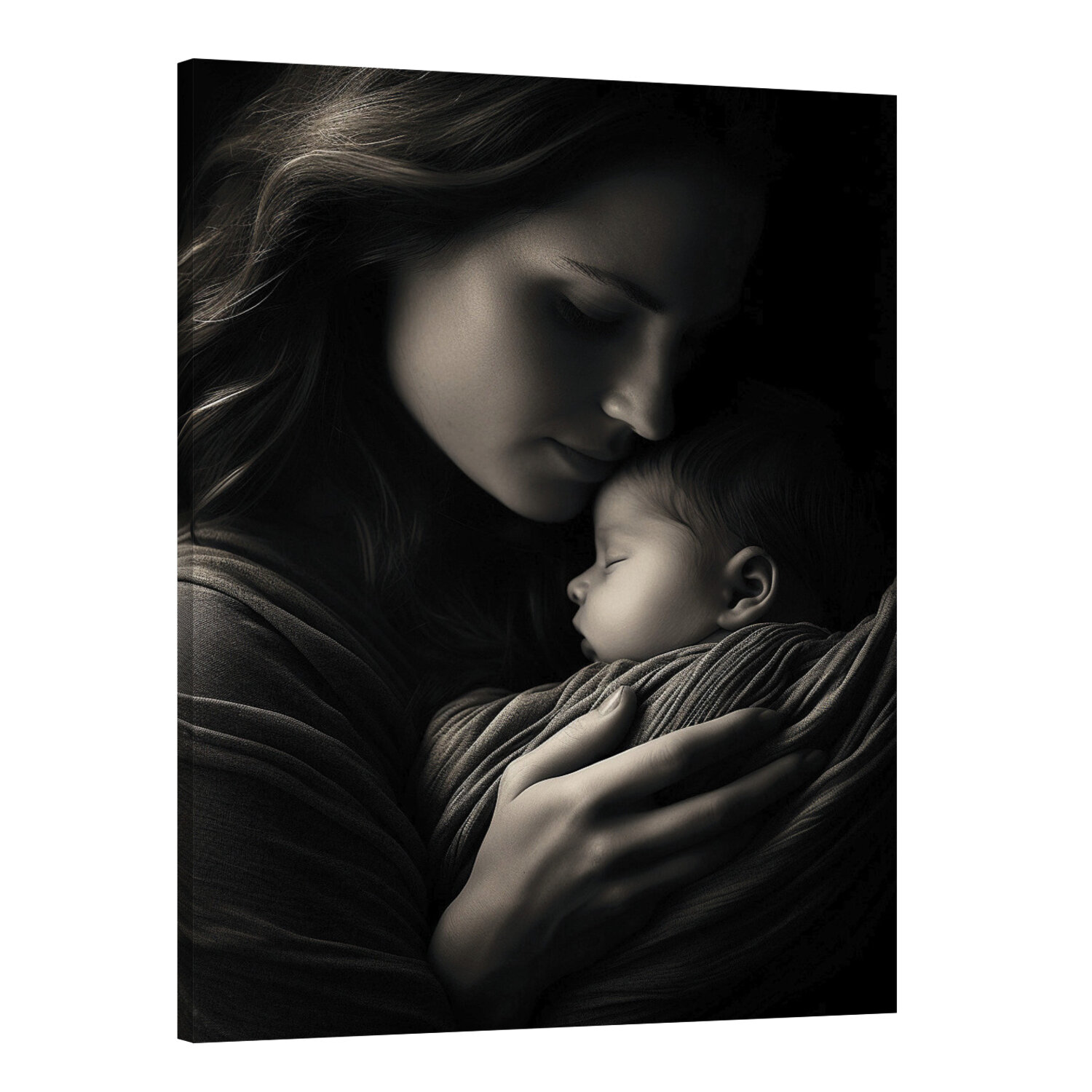 Интерьерная картина 50х70 "Мать и дитя"