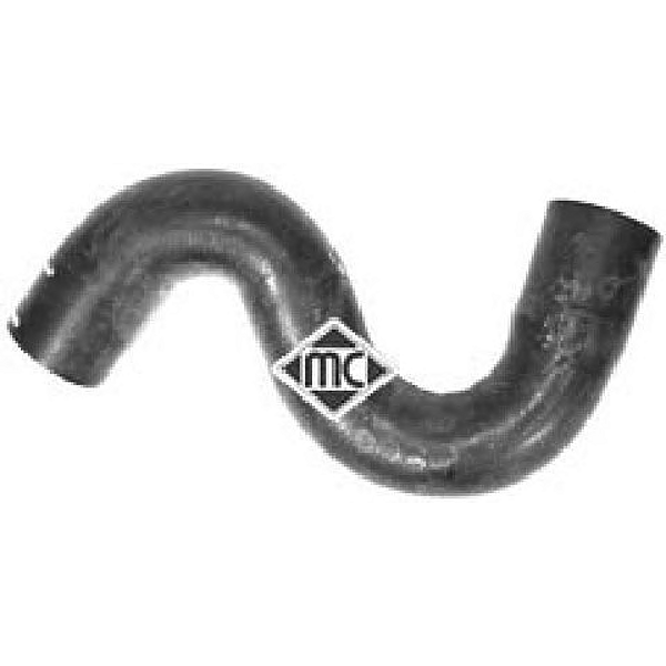 METALCAUCHO 08900 (1343EL) патрубок системы охлаждения резиновый