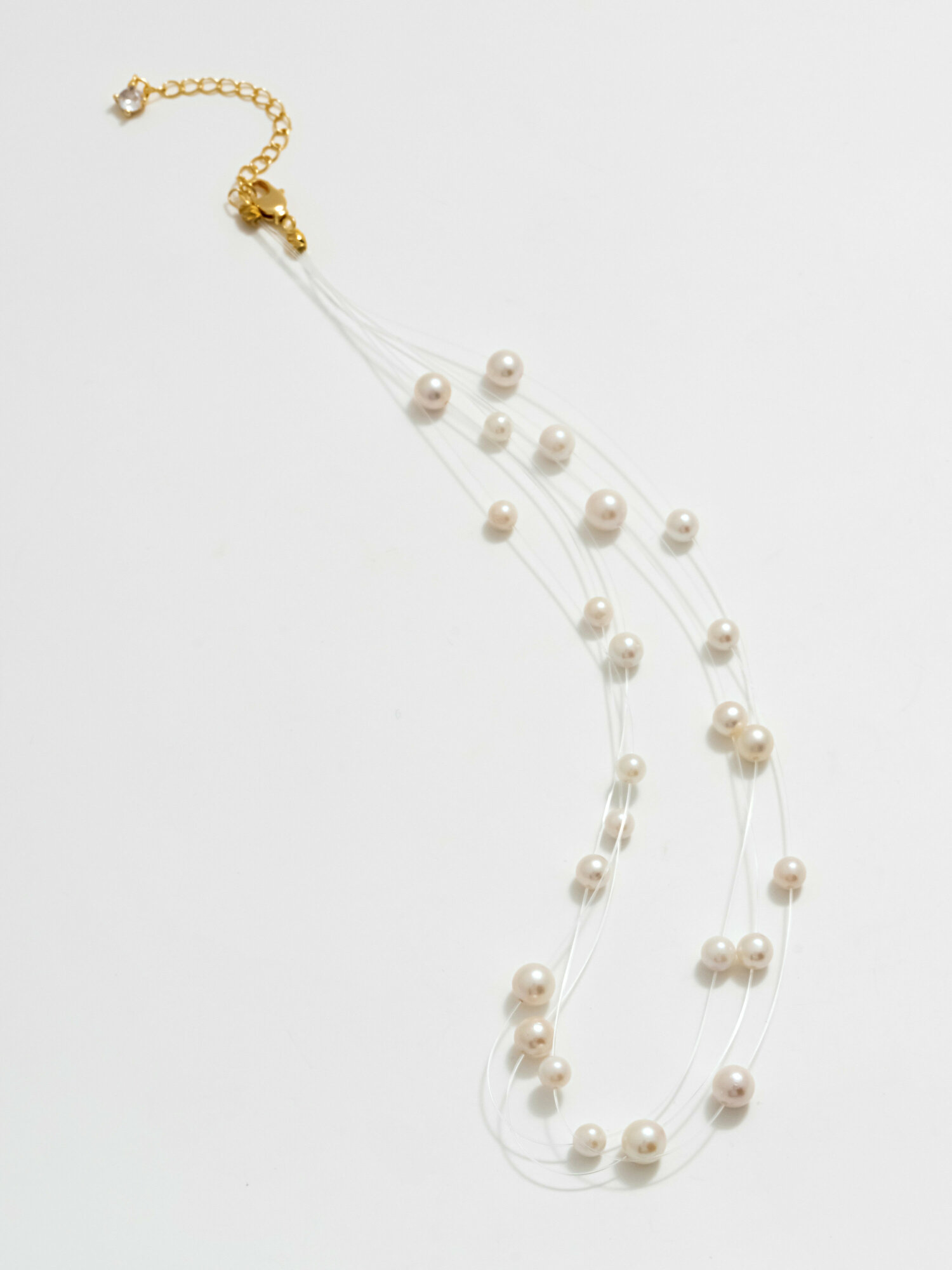 Колье, жемчуг культивированный