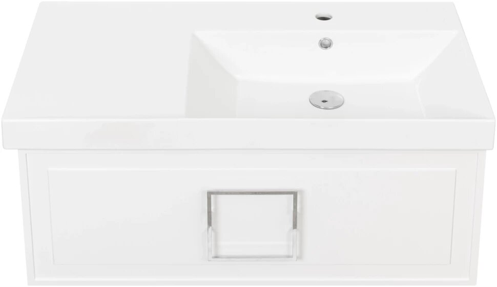 Тумба белый матовый 87,6 см La Fenice Cubo FNC-01-CUB-B-90