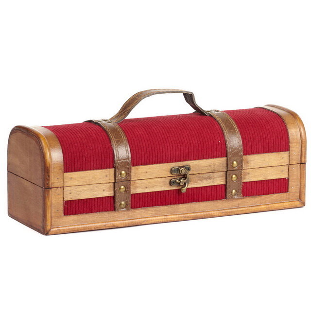 Подарочный сундук для бутылки Dante 36 см красный, Goodwill, K10250
